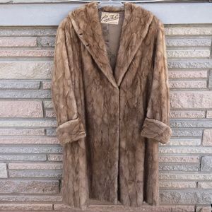 Vintage | Jackets & Coats | Vintage Mink Fur Full Length Coat Authentic ...